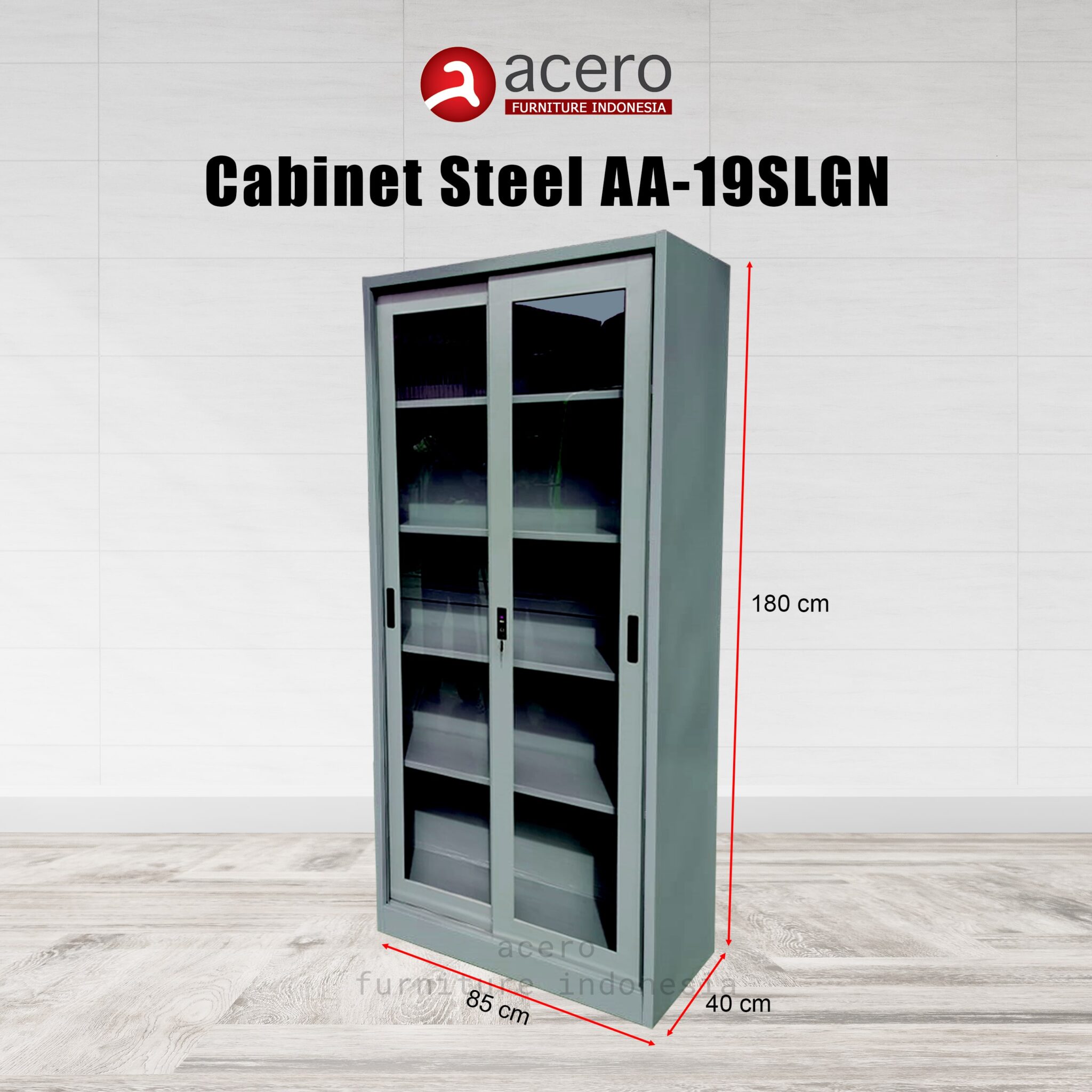 Lemari Arsip Besi Acero Bandung type AA-19SW : Kursi Kantor | Kursi ...
